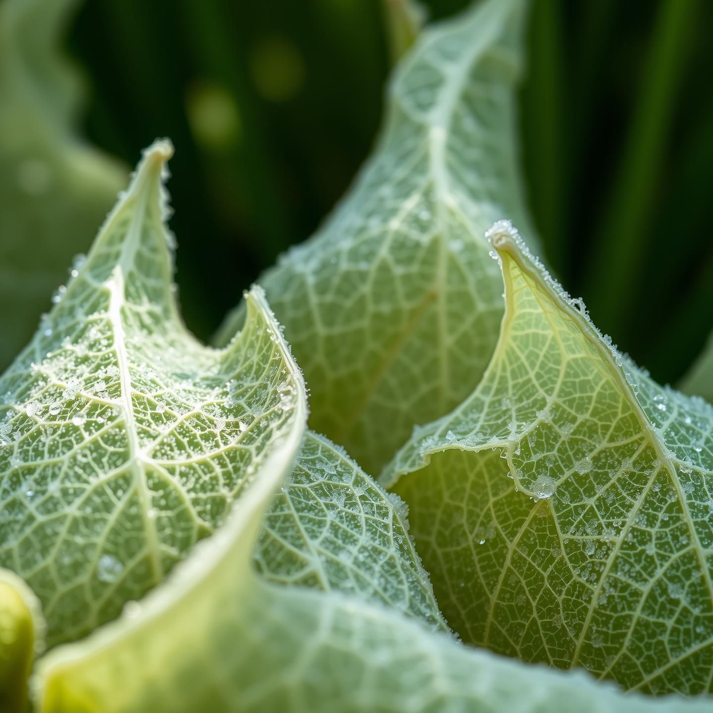 Botanical Garden Leaf Detail: Inspiring Natural Beauty and Delicate ...