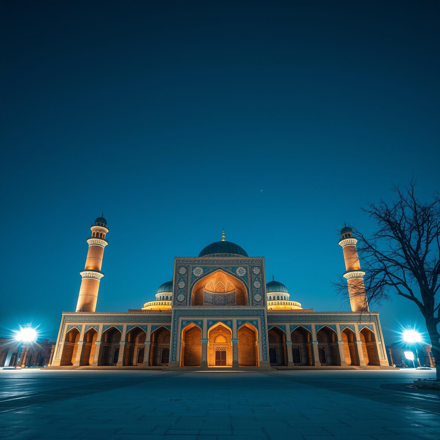 Isfahan's Naqsh-e Jahan Square: Abstract Light & Shadow Symmetry in ...